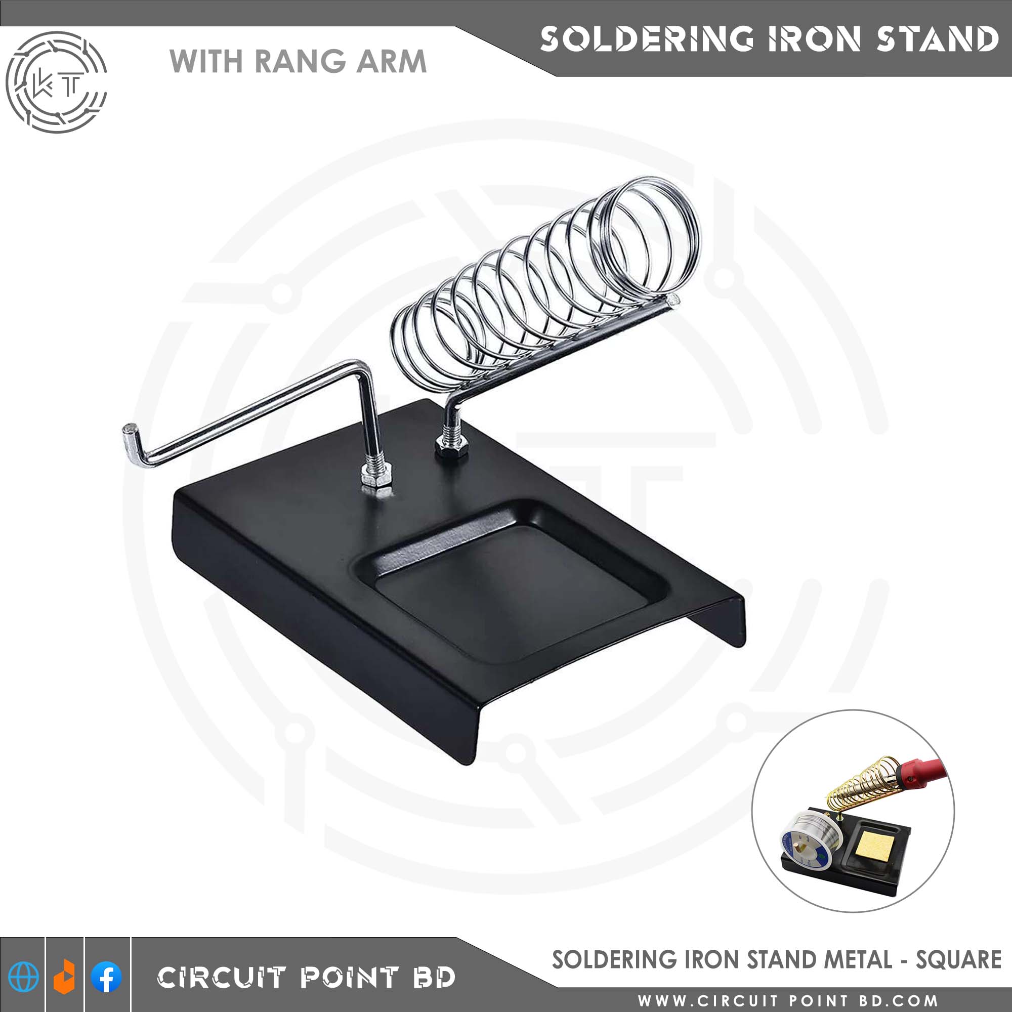Wemake Soldering Iron Metal Stand with Solder Lead(Rang) Holder ...